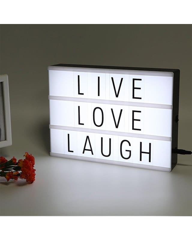 Led Board With Letters Light Box A4 Large – My Whim List